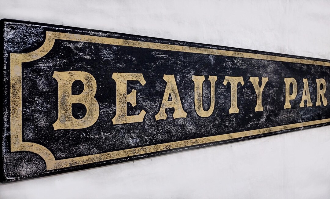 Beauty Parlour Sign - Handmade Wood - Etsy