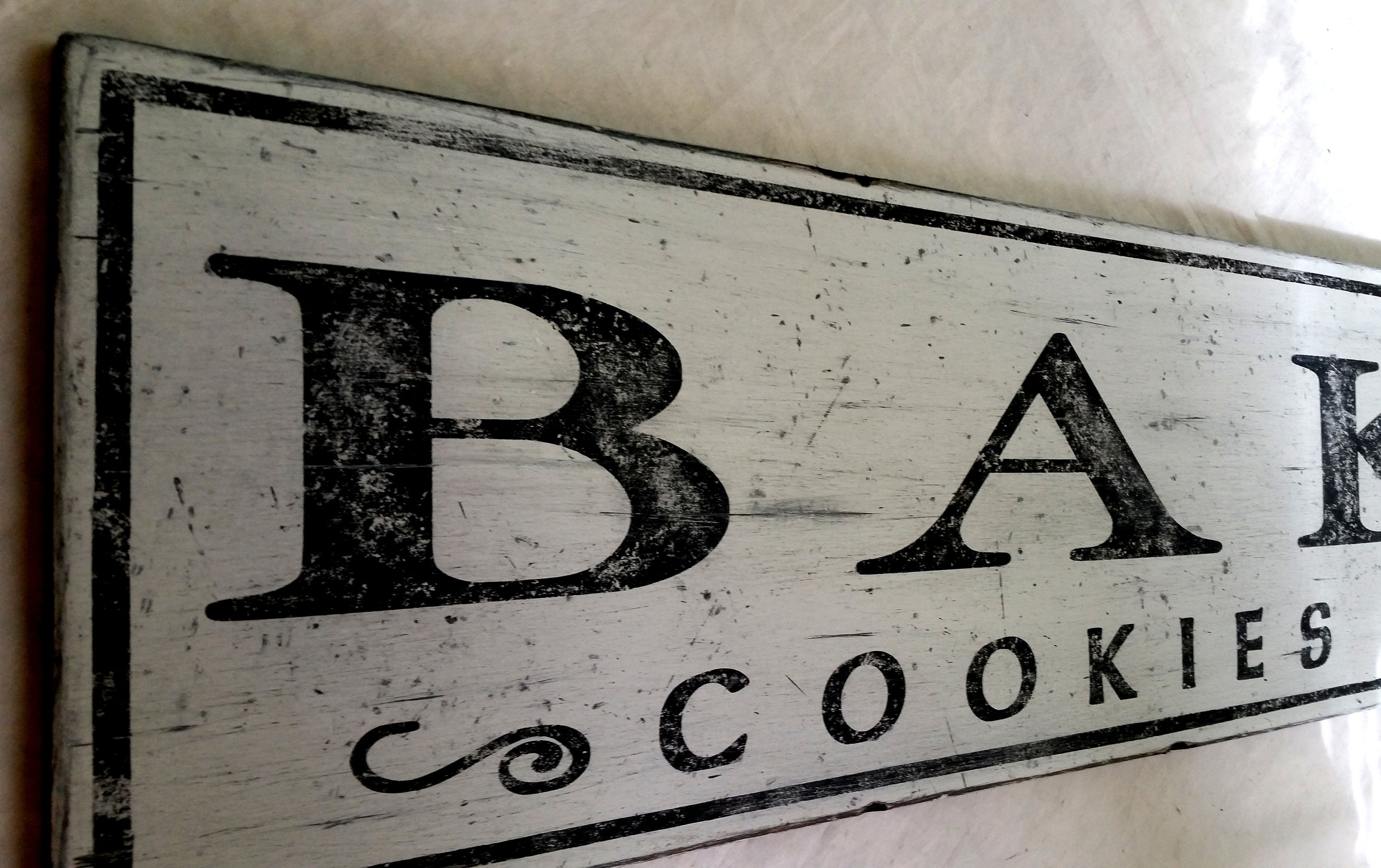 Bakery Wood Sign - Vintage Style Wooden Décor - Etsy
