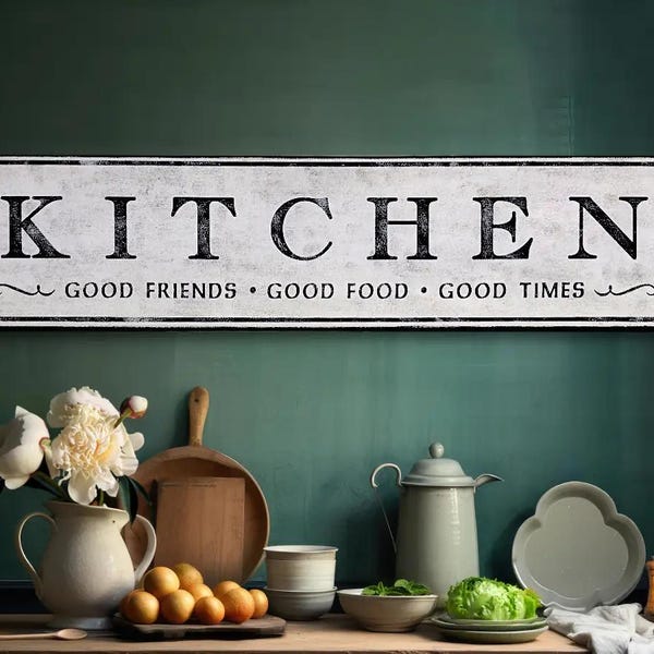 Wood Kitchen Signs - Etsy
