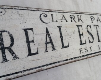 Wooden Real Estate Signs - Etsy