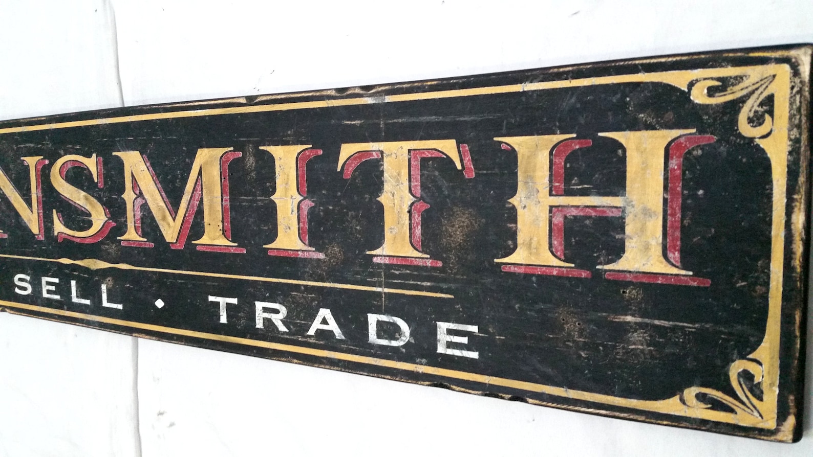 Gunsmith Wood Sign - Hand Crafted Antique Decor - Etsy