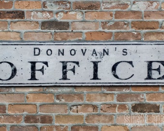 Antique Office Sign | Etsy
