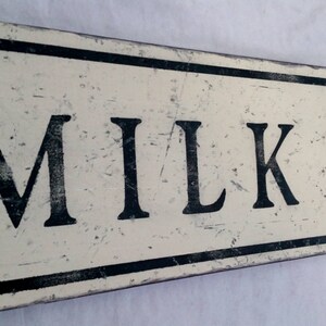 Milk and Cream Company Wood Sign - Handcrafted Rustic Wooden Decor - Etsy