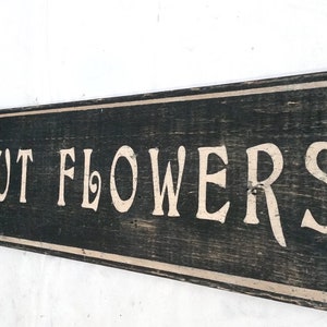Fresh Cut Flowers Wood Sign - Handcrafted Wooden Decor - Etsy