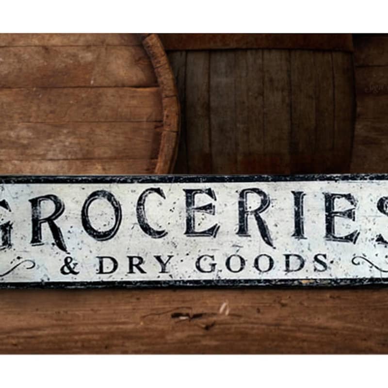 Groceries Sign - Etsy
