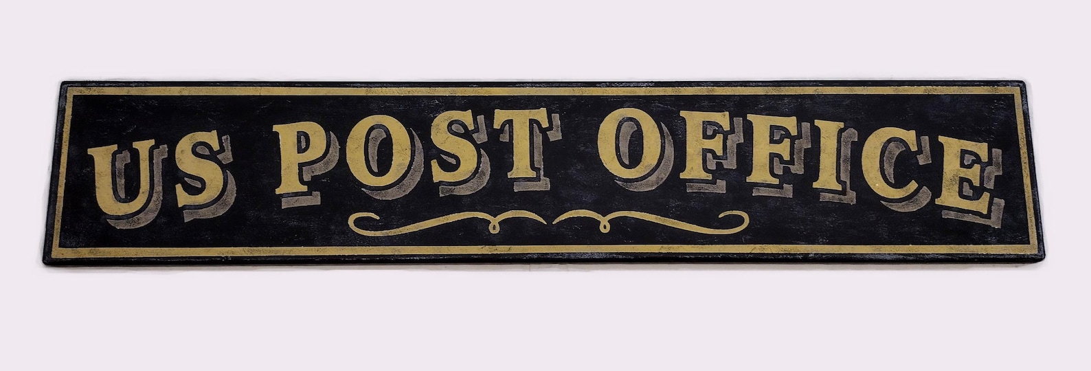 US Post Office Sign - Hand-crafted Decor - Etsy