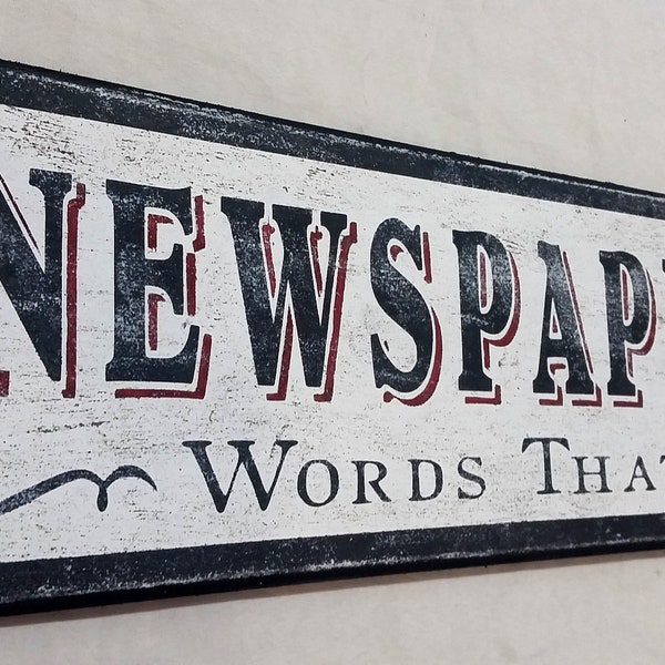 Antique Newspaper - Etsy
