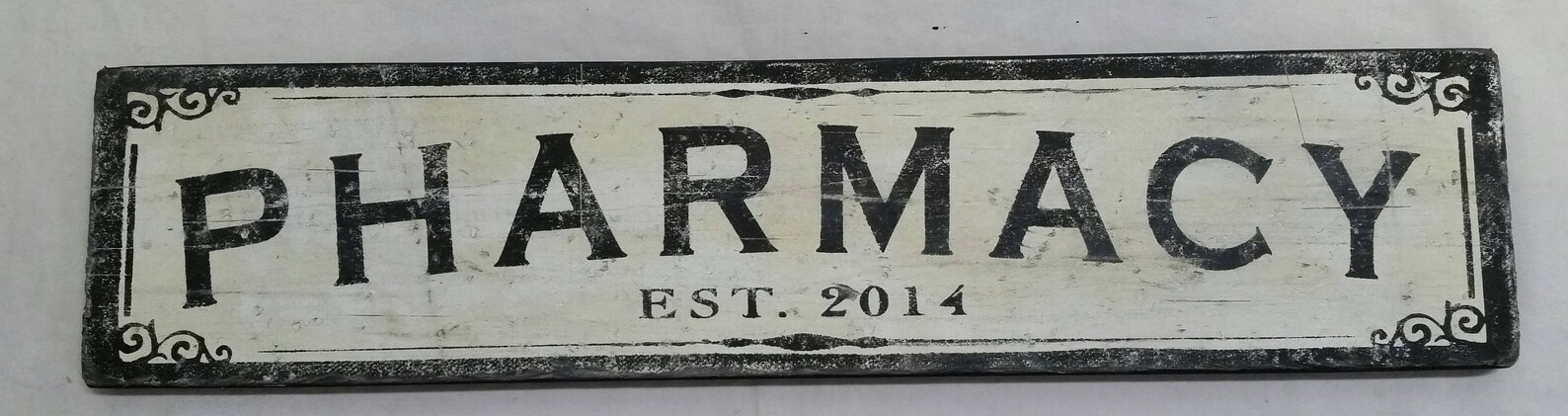 Pharmacy Wood Antique Style Sign Hand Made Decor - Etsy