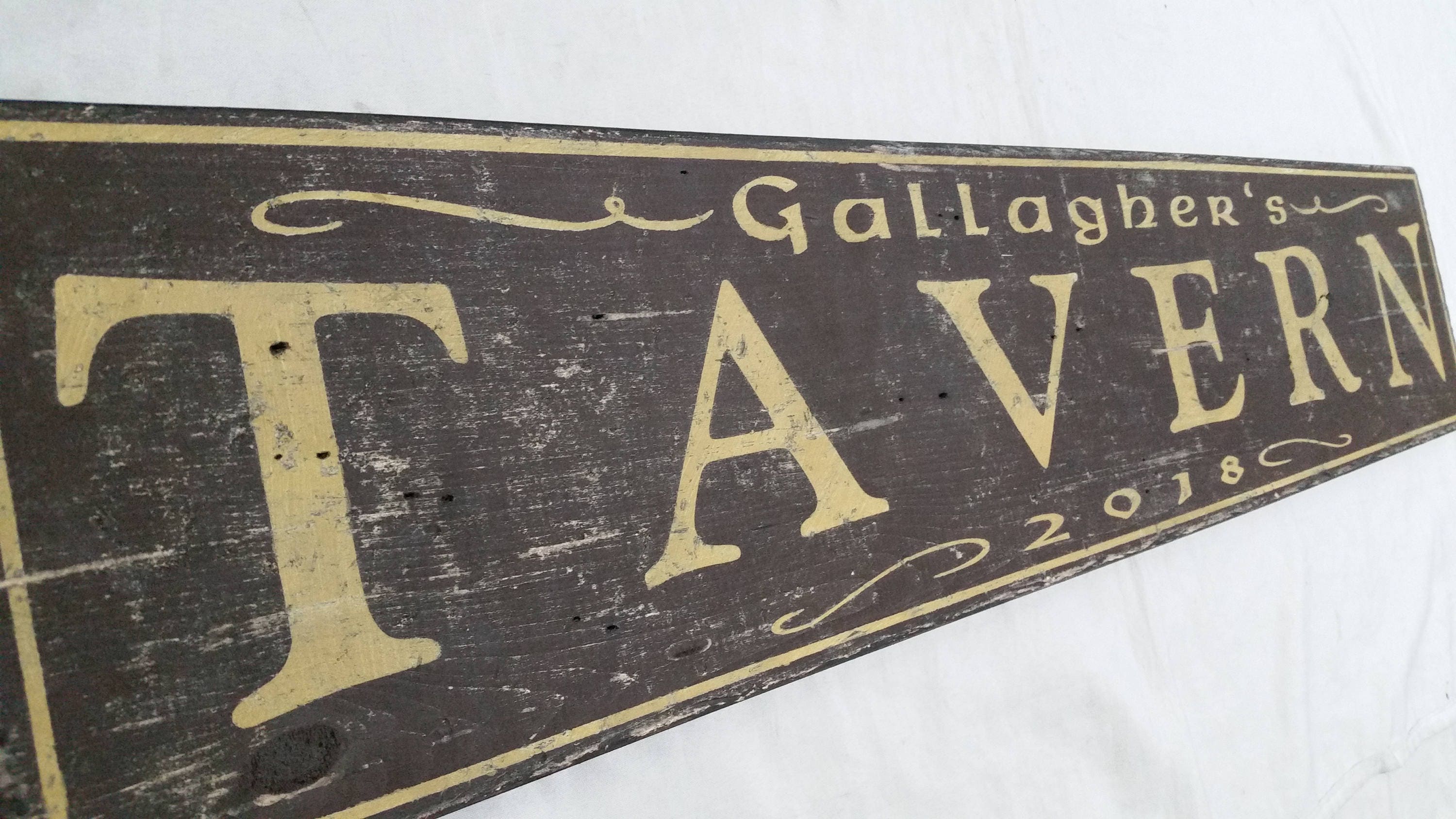 Personalized Tavern Wood Sign - Hand Crafted Wood Decor - Etsy