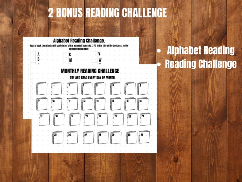 2026 Reading Book Review Journal Bundle | Book Reading Tracker Pages ...