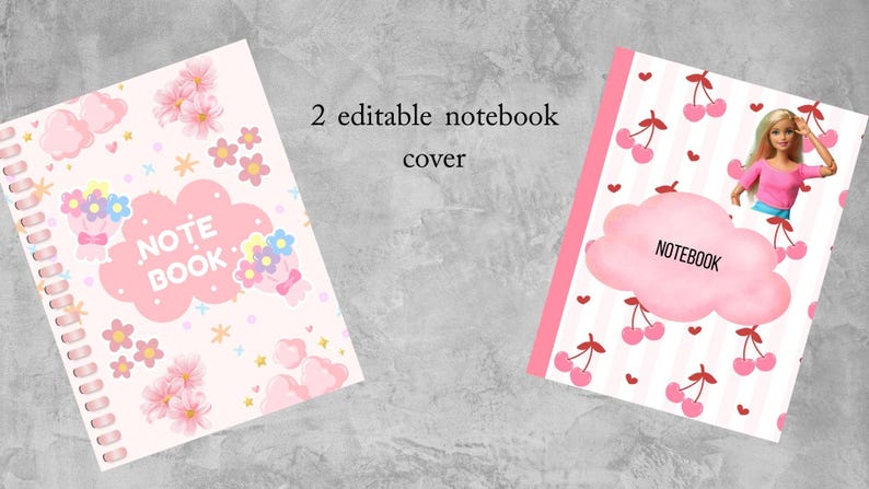 Editable Pink Binder Covers & Spines | Personalized Teacher Binder ...
