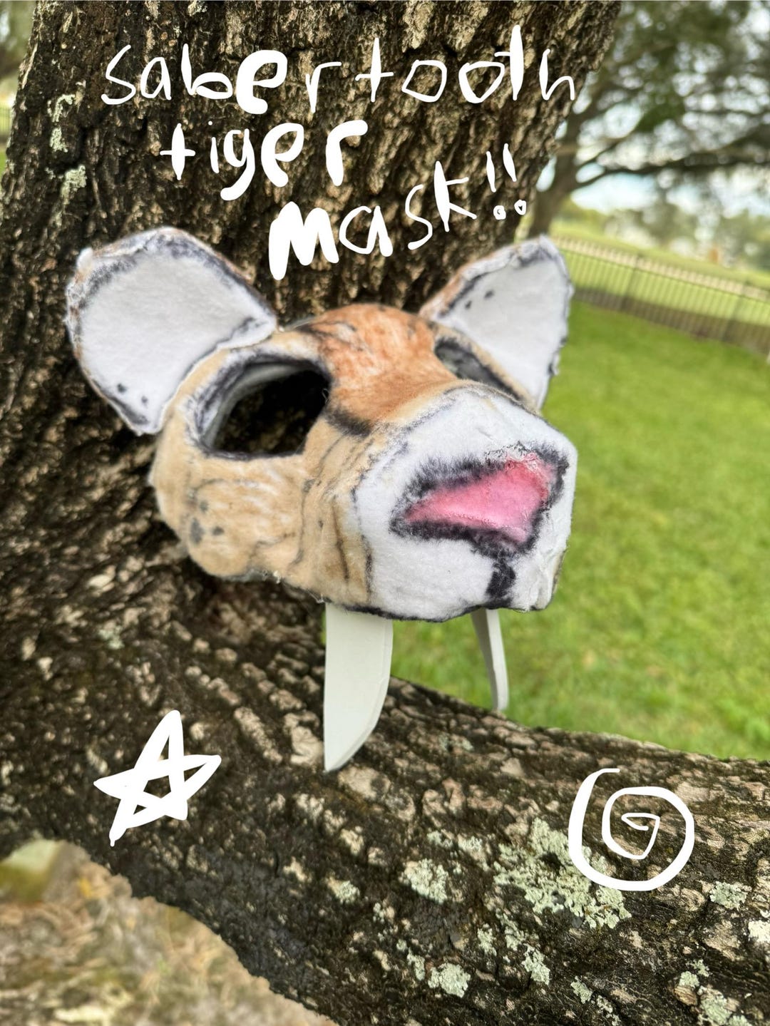 Sabertooth Tiger Therian/otherkin Mask! - Etsy