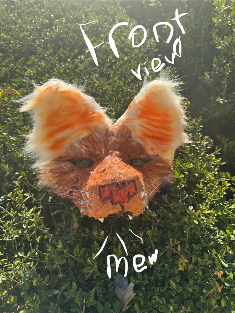 Ginger Kitty Mainecoon Therian Mask! - Etsy