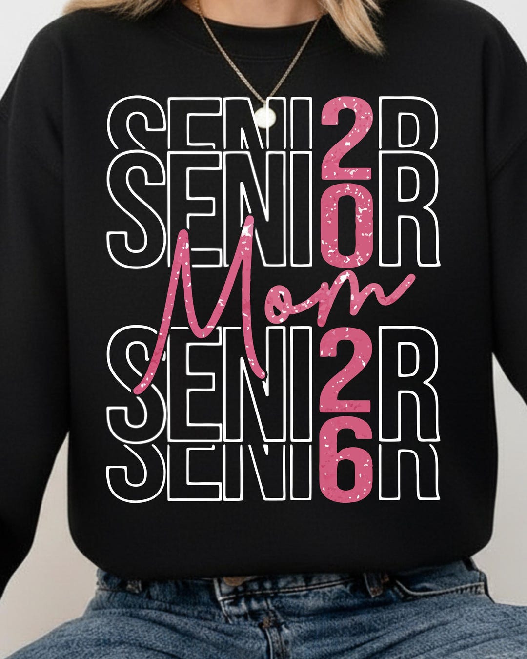 Senior Mom 2026 Design: Distressed PNG SVG (digital Download) - Etsy