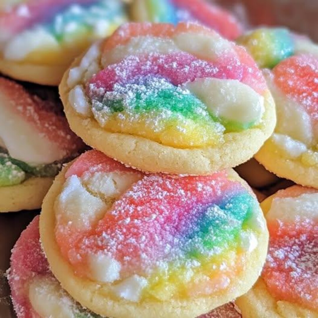 Rainbow Sherbet Cookies Recipe: Citrus Sugar Cookies (PDF Pattern) - Etsy