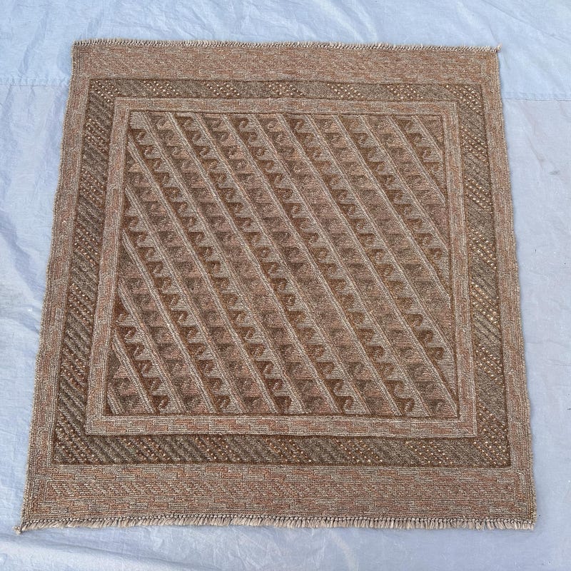 Brown Tribal Rug Muted - Etsy