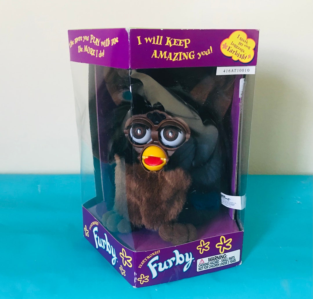 Black and Chocolate Brown Furby - Etsy