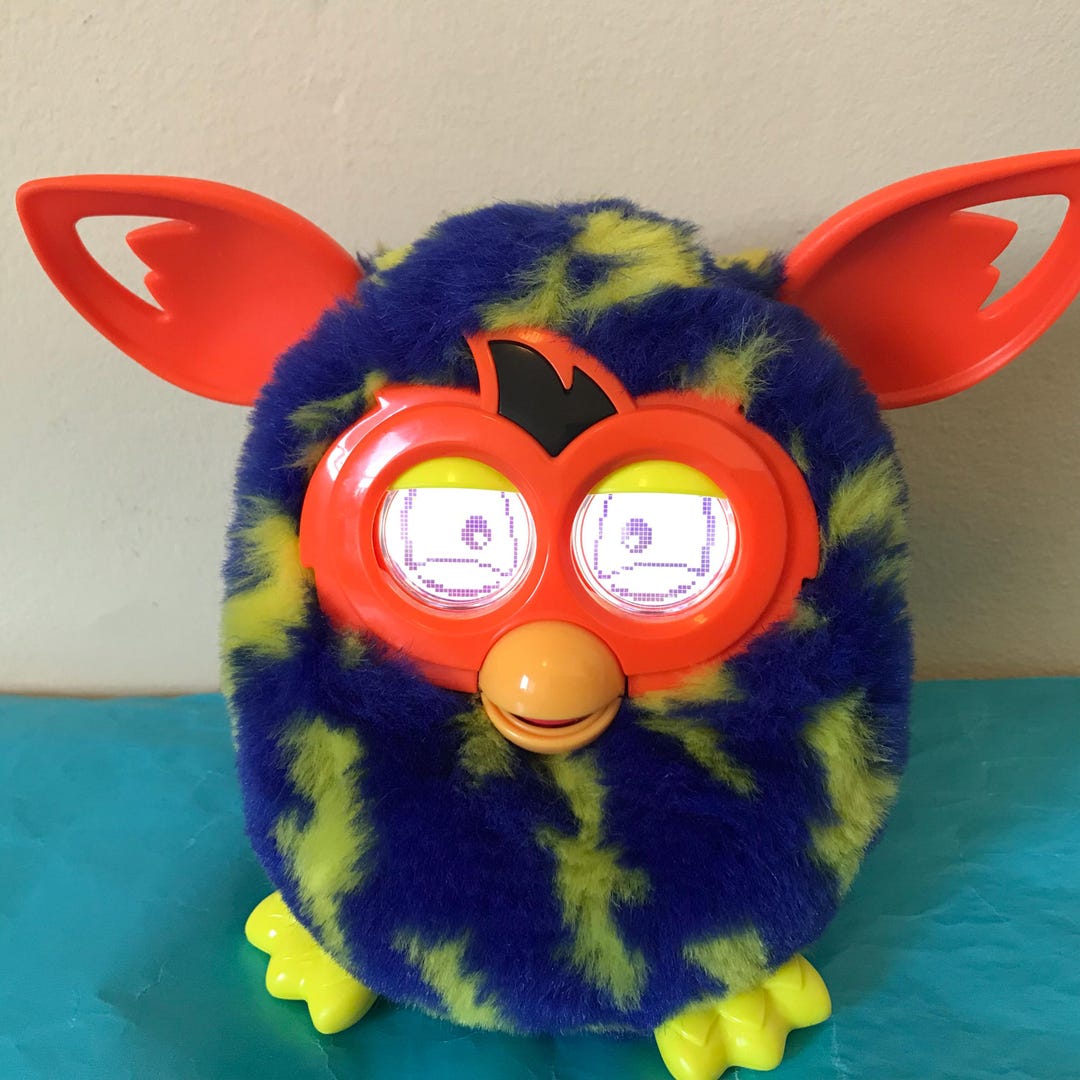 Vintage Blue and Yellow Furby - Etsy