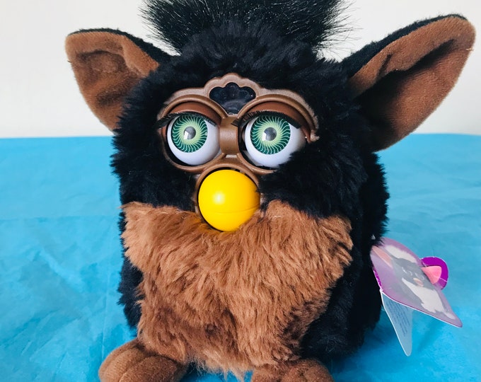 Black and Brown Furby - Etsy