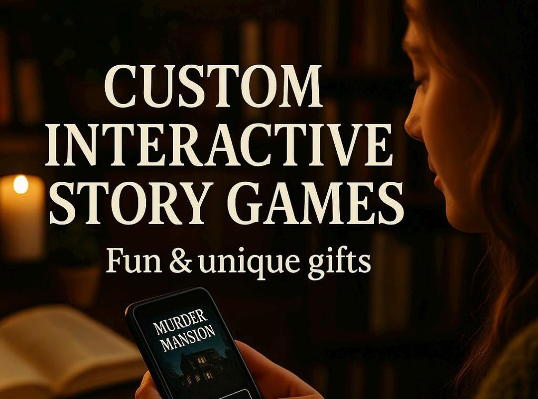 DIGITAL Custom Interactive Story Experience - Choose Your Path Story ...
