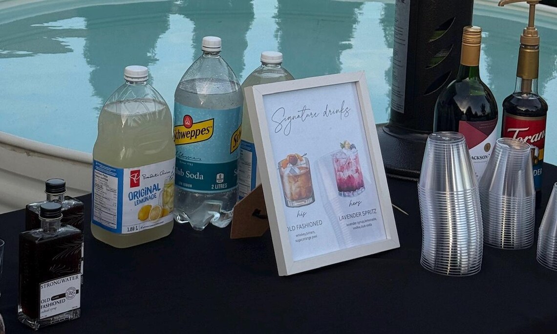Signature Drink Sign for Any Party - Etsy