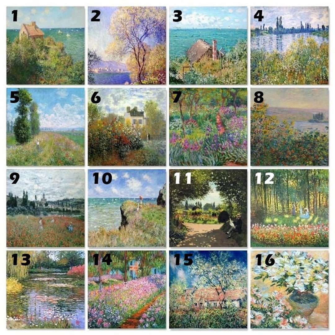 Garden Paintings Paint by Number Kit, DIY Painting Kit, Painting on ...