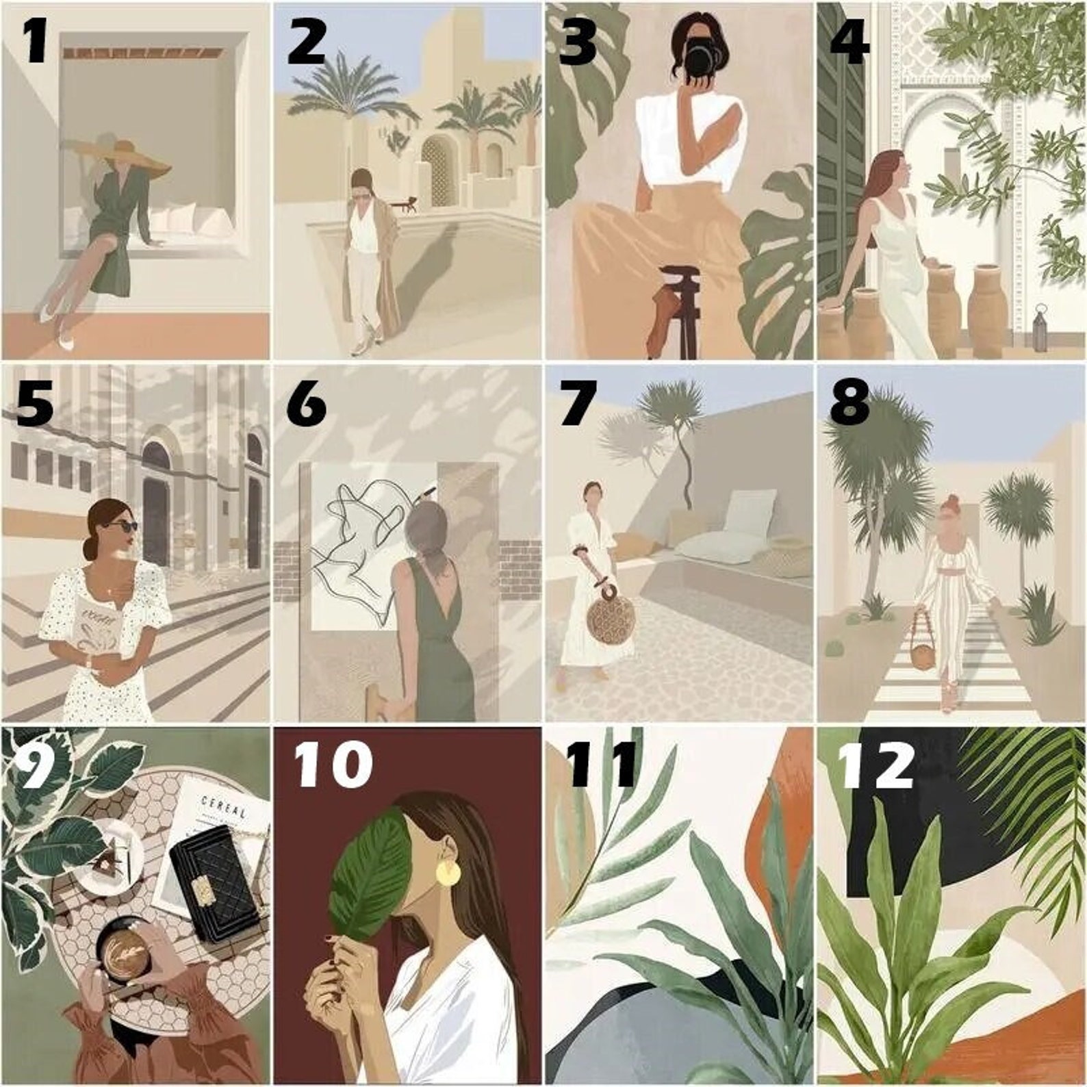 Modern Girl Paint by Number Kit, DIY Painting Kit, Painting on Canvas ...