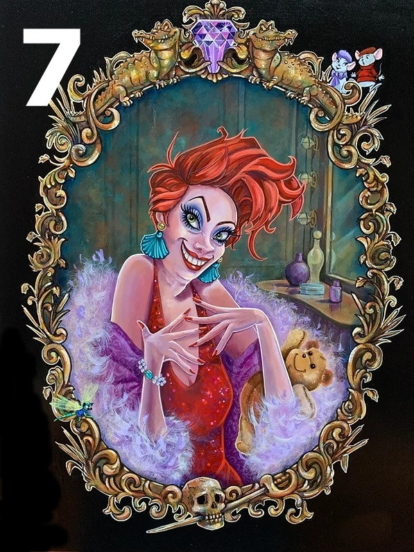 5D DIY Diamond Painting Kit Full Drill, Cartoon Wicked Villain Princess ...