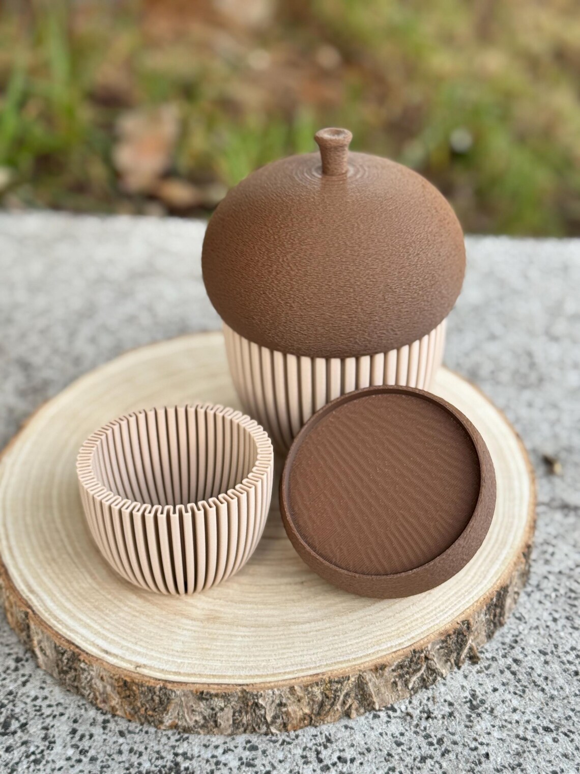 Autumnal Acorn Decoration (tealight Compatible) - Etsy