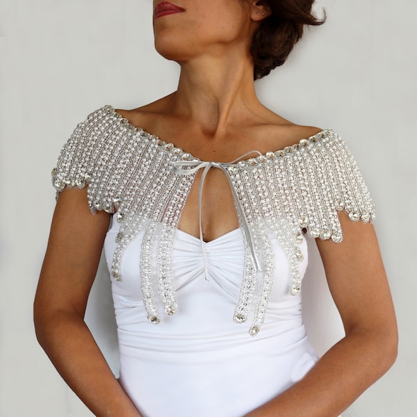 Beaded Shoulder Cape - Etsy