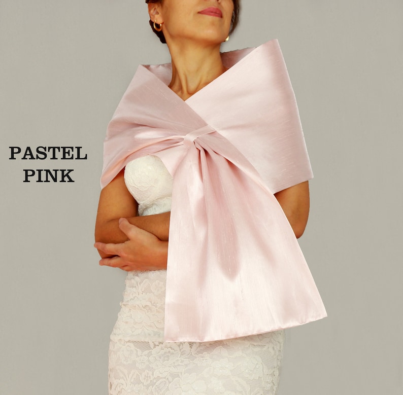 White Taffeta Wedding Shawl Bridal Shoulder Wrap Stole Gown - Etsy