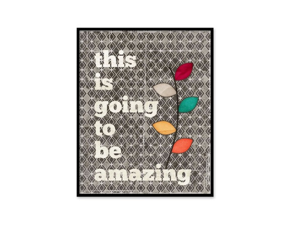 Items similar to Amazing Poster Inspirational Art Print Motivational ...