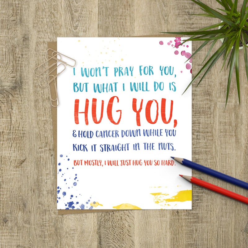 Funny Cancer Card - Etsy