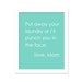 Funny Put Away Laundry Room Sign Print I'll Punch You in - Etsy