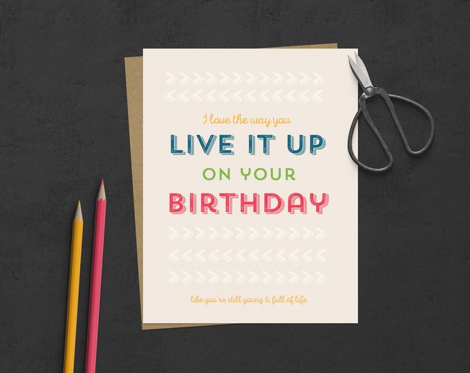 Funny Birthday Greeting Card With Envelope Bday IQ Test Results , for ...