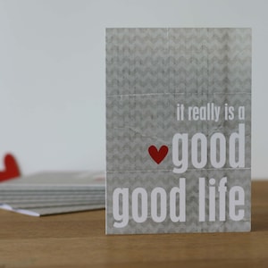 Good Good Life Greeting Card | Encouragement Card | Thinking of You ...