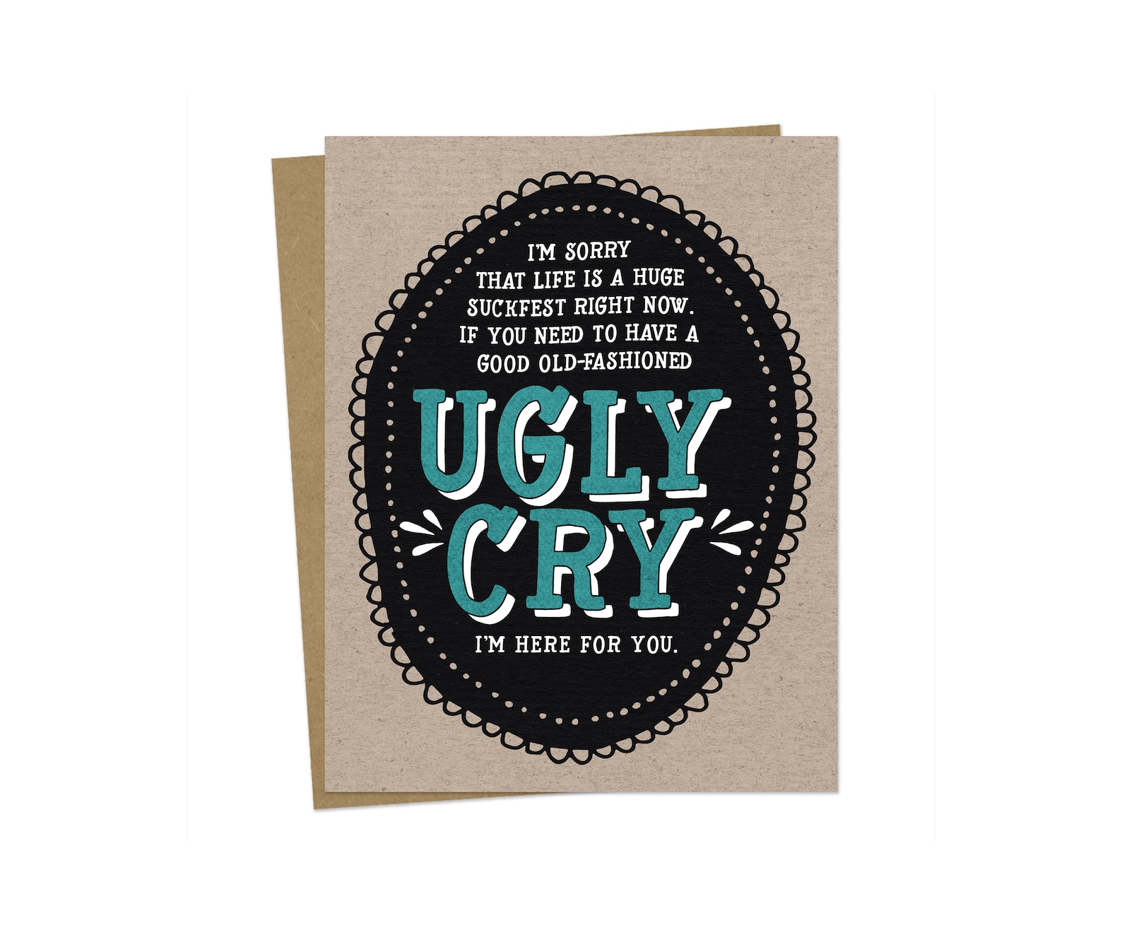 It's Okay To Be Sad Card Loss of Loved One Card | Etsy