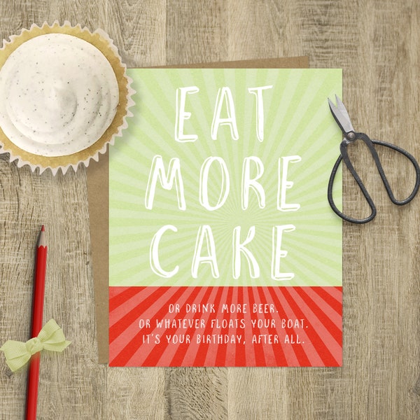 Eat More Cake - Etsy