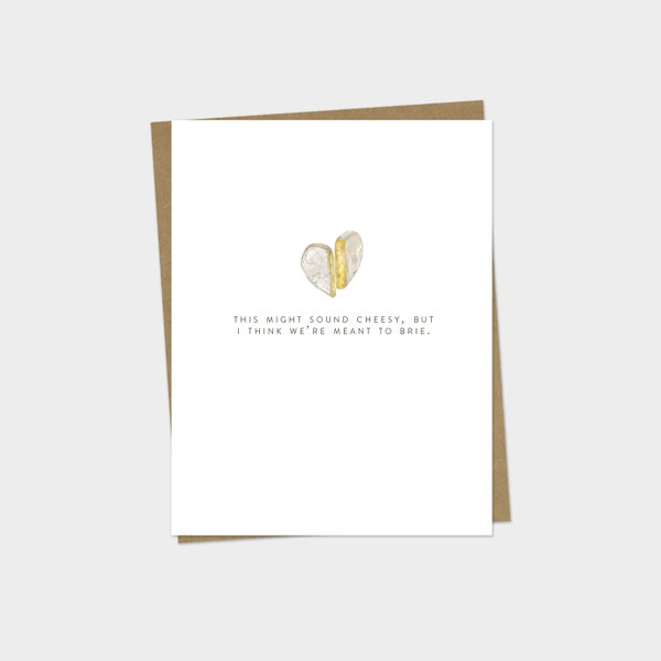 Cheesy Love Card - Etsy