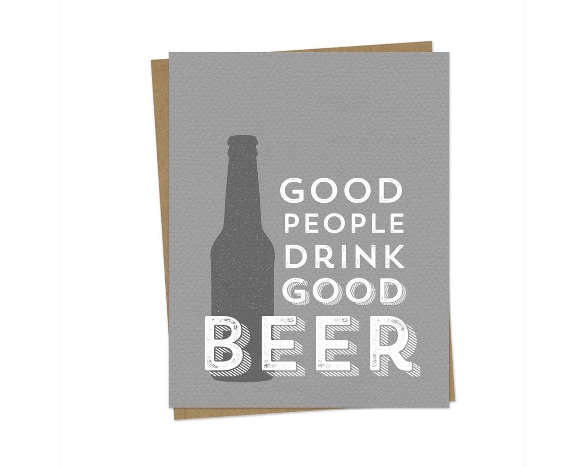 Funny Beer Love Card Beer Lover Birthday Card Craft Beer | Etsy