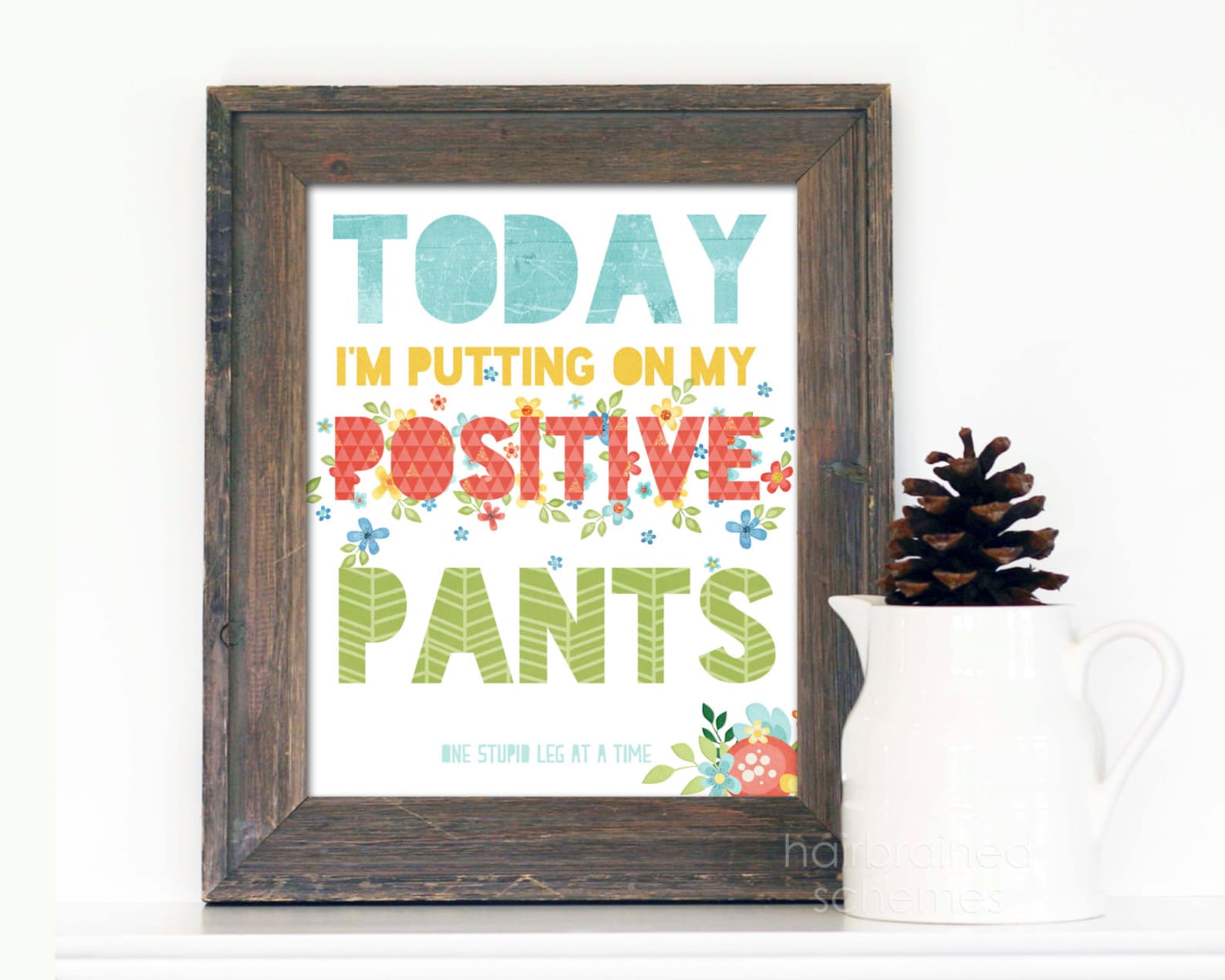 Inspirational Positive Pants Funny Greeting Card Snarky - Etsy