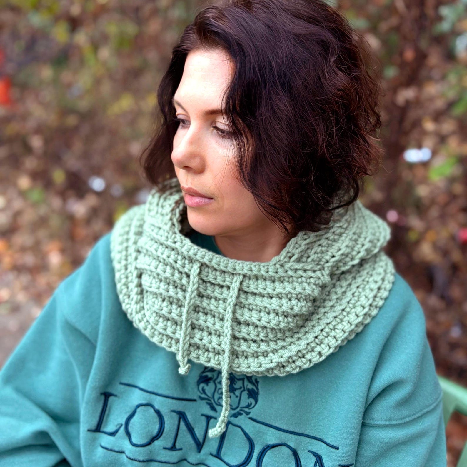 Crochet Hood Pattern Hooded Cowl Scarf – Everhood, Easy and Quick ...