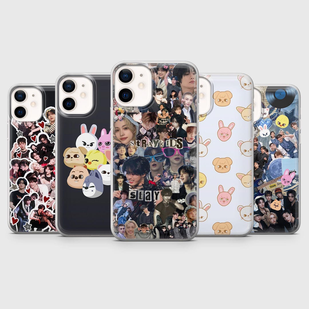 SKZ Phone Case Stray Kids Kpop SKZOO Cover for iPhone 16e, 15, 14, 13 ...