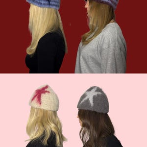 Star Brushed Beanie - Crochet Pattern (english) - Etsy