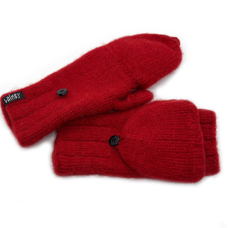 Red Mittens - Etsy
