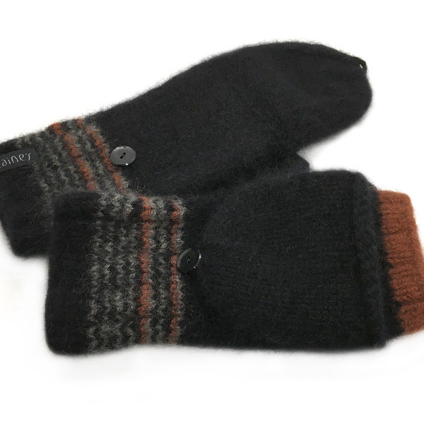 Mens Wool Mittens - Etsy