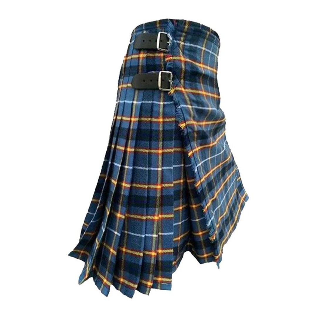 Handmade Clan Bain Modern Tartan Kilt: Traditional Scottish Highland ...