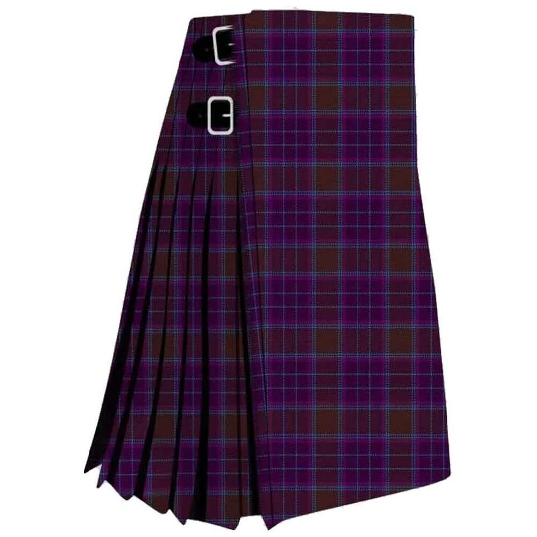 Clan Handmade Phillips Tartan Kilt: Traditional Scottish Highland Wear ...