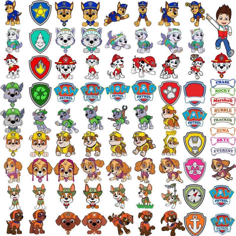 Character Pack Vector - Etsy