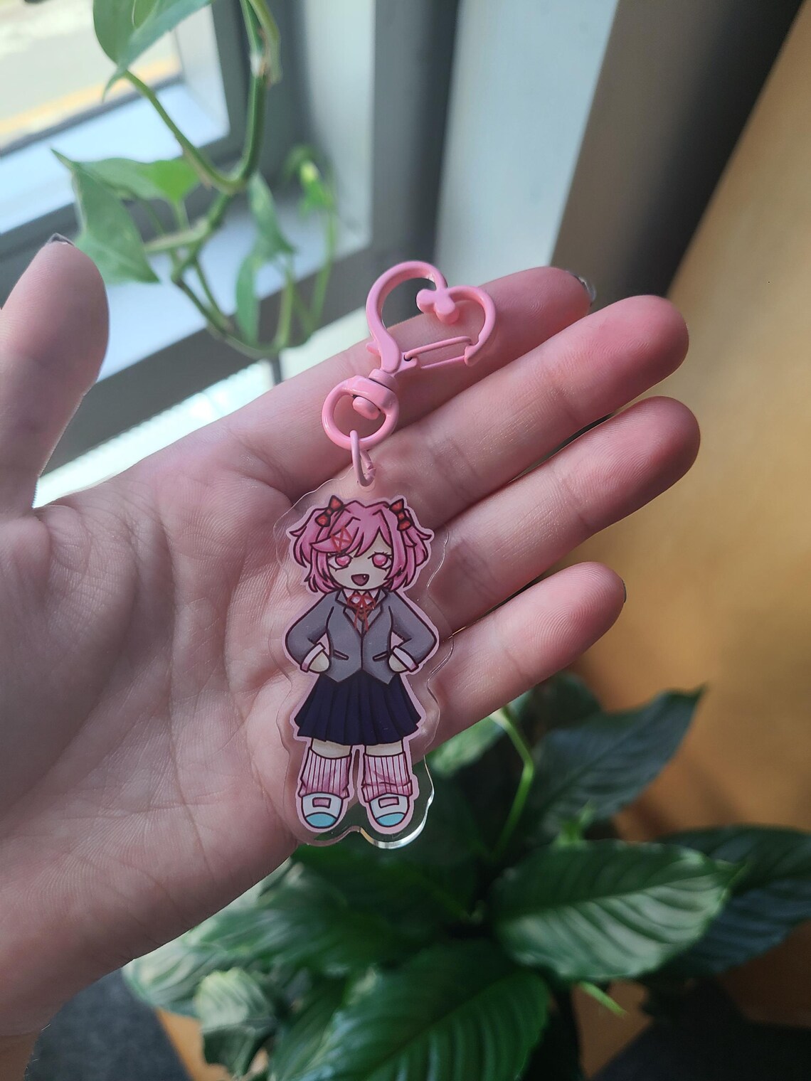 Natsuki Stickers & Acrylic Keychains From DDLC - Etsy